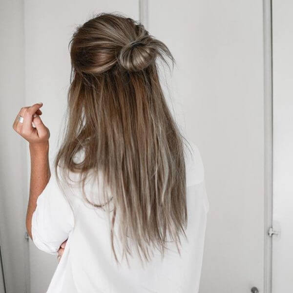 This Season Try These Half-Up, Half-Down Bun Trends - K4 Fashion