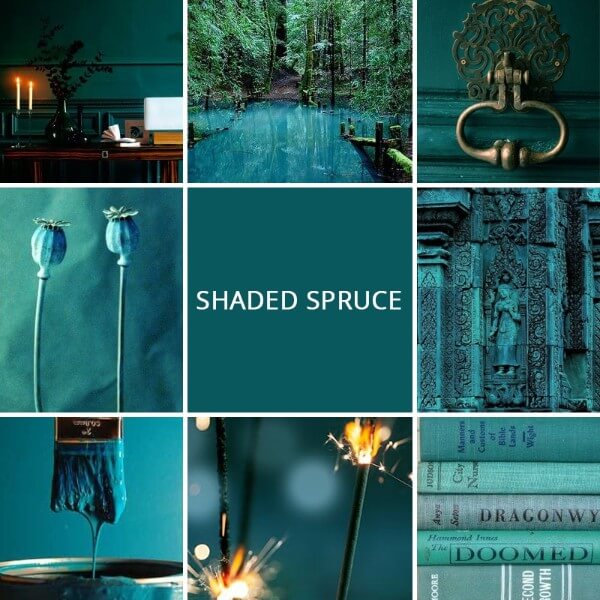 TRENDY COLORS OF AUTUMN-WINTER Turquoise Shaded Spruce - K4 Fashion
