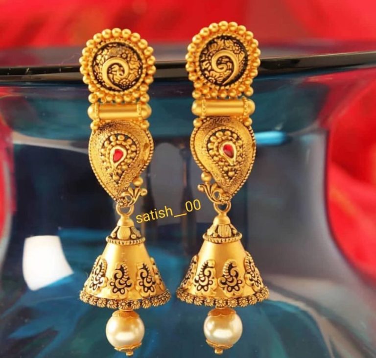Gold Wedding Earring Designs You will Fall in Love Instantly - K4 Fashion