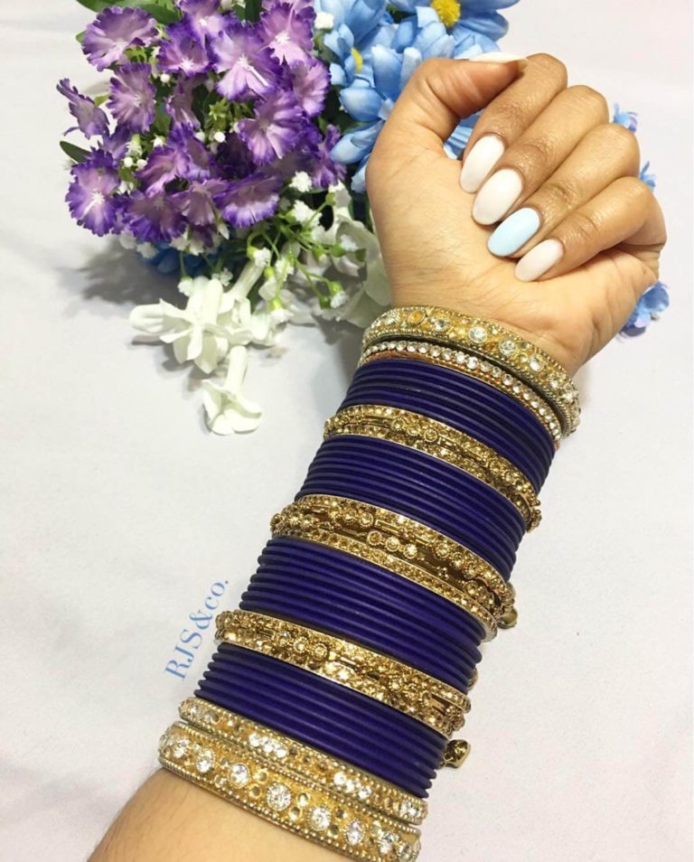 Heavy Metal Bridal Bangle Designs - Wedding Jewellery - K4 Fashion