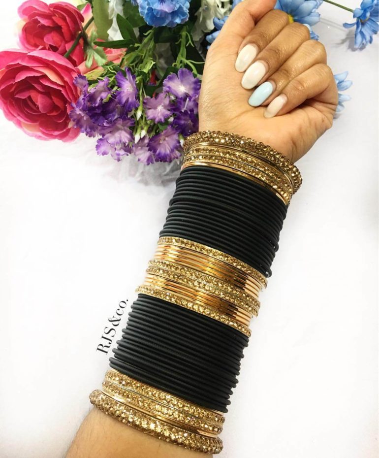 Heavy Metal Bridal Bangle Designs - Wedding Jewellery - K4 Fashion