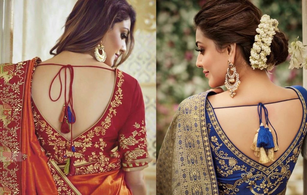 Heavy Saree Blouse Back Neck Designs To Rock at Functions - K4 Fashion