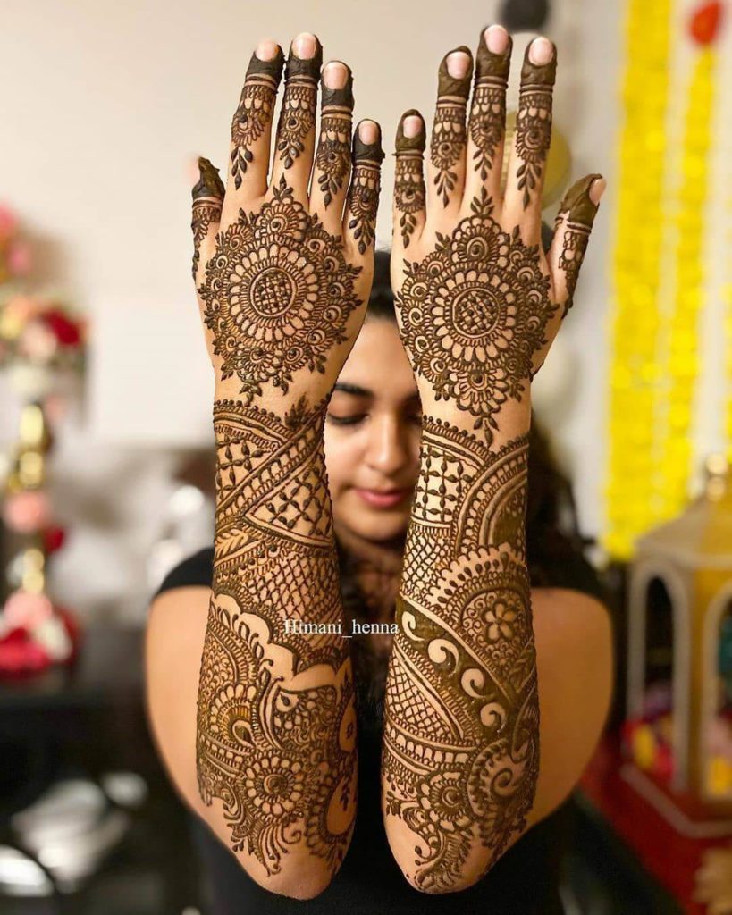 Bridal Mandala Mehndi Designs for Back Hand - K4 Fashion