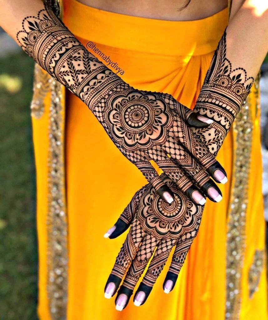 Bridal Mandala Mehndi Designs for Back Hand - K4 Fashion