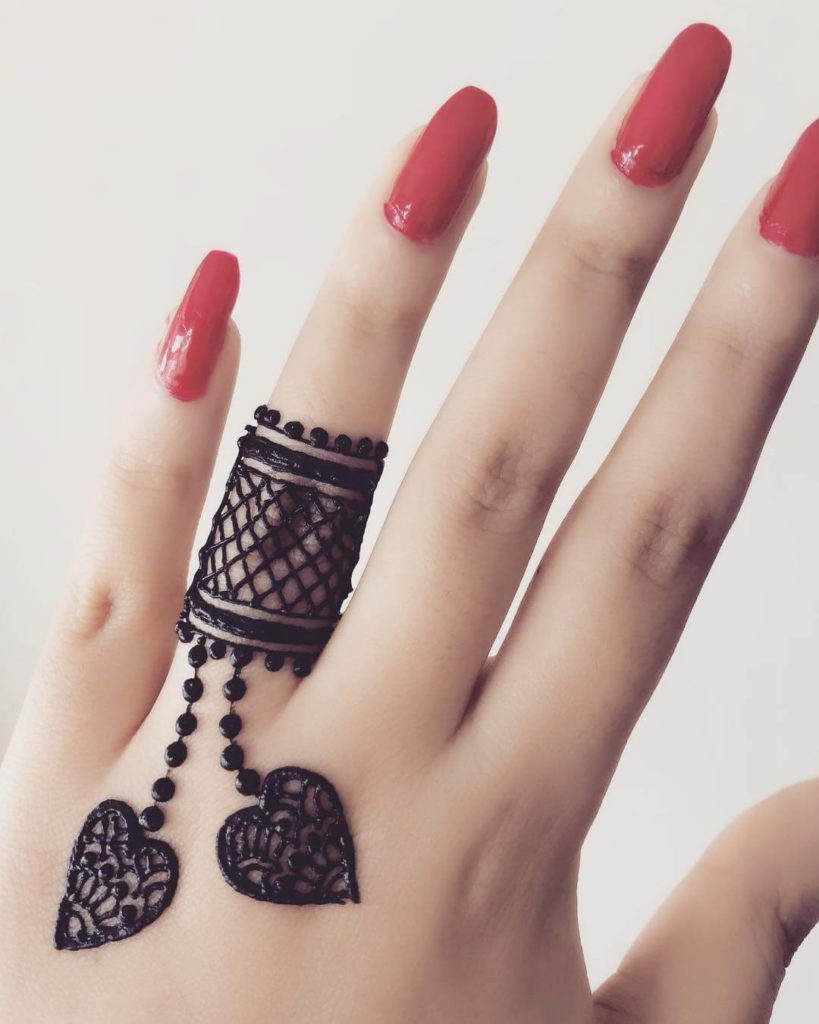 50 Simple One Finger Mehndi Designs - K4 Fashion