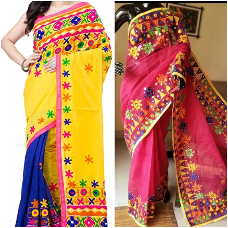 Must Have Hand Embroidered Sarees - K4 Fashion
