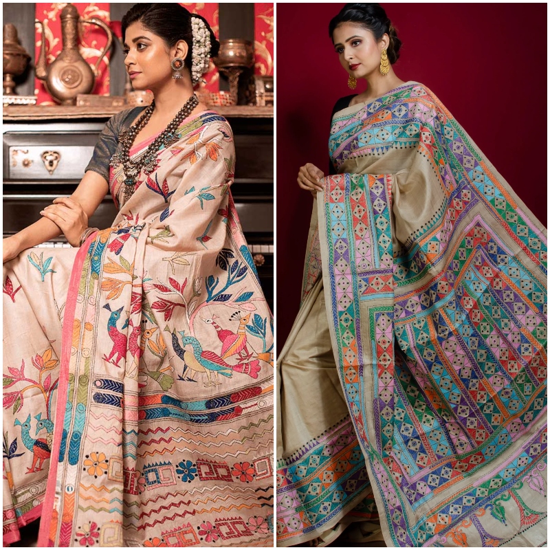Must Have Hand Embroidered Sarees - K4 Fashion