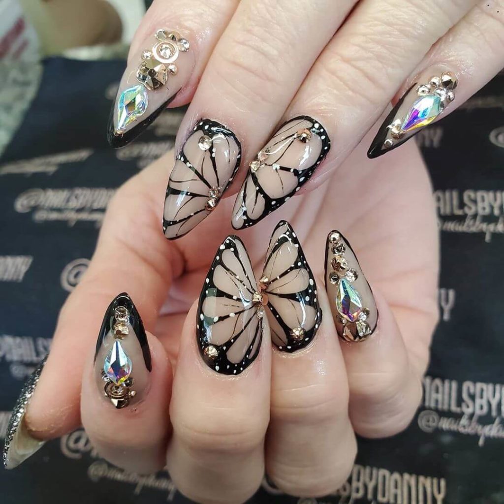 Latest Butterfly Nail Art Designs for All Type of Nails - K4 Fashion