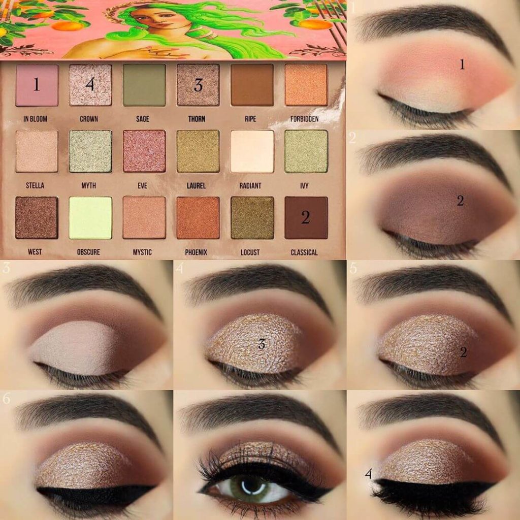 Eye Makeup Step by Step Image Tutorials for Girls - K4 Fashion