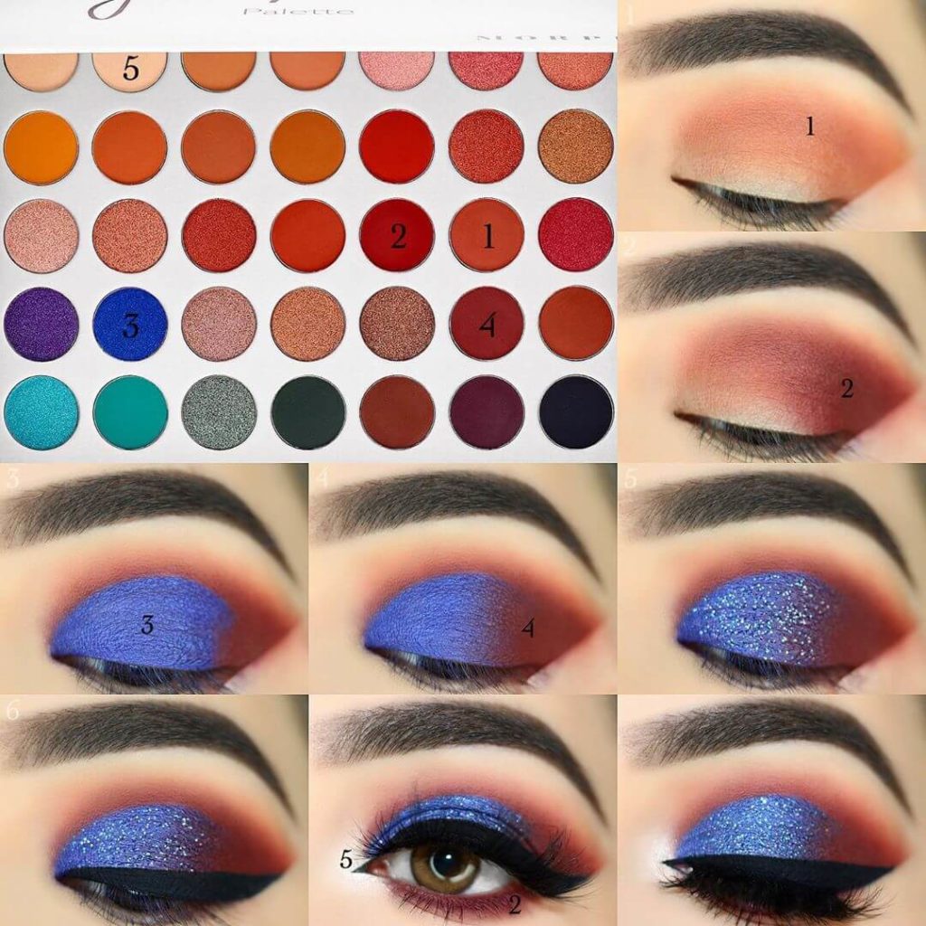 Eye Makeup Step by Step Image Tutorials for Girls - K4 Fashion