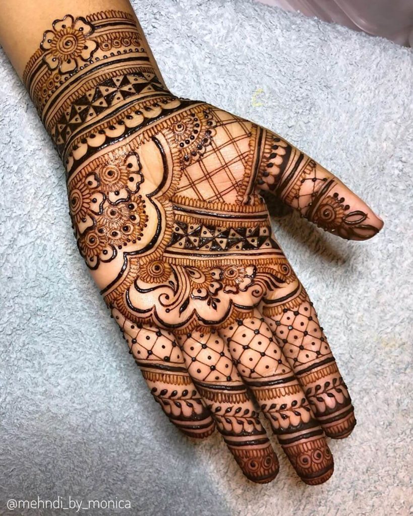 Simple Mylanchi Designs For Front Hand | Kerala Mehndi Designs 2024 ...