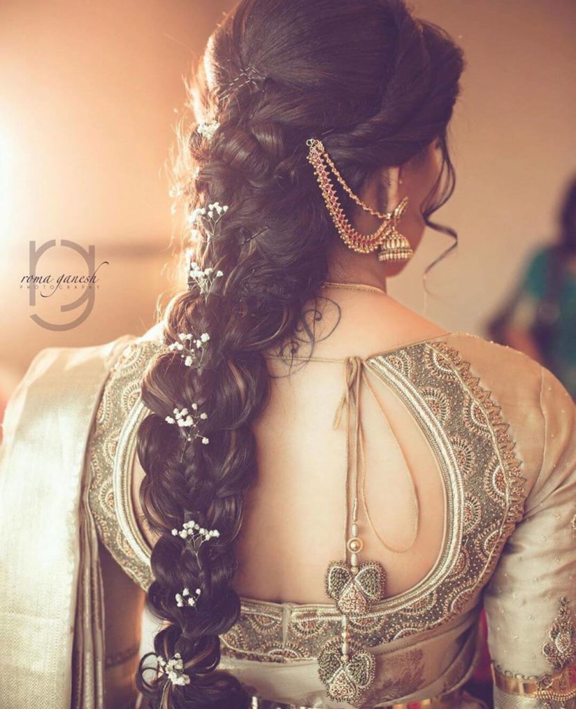 South Indian Real Bride Designer Blouse Designs - K4 Fashion