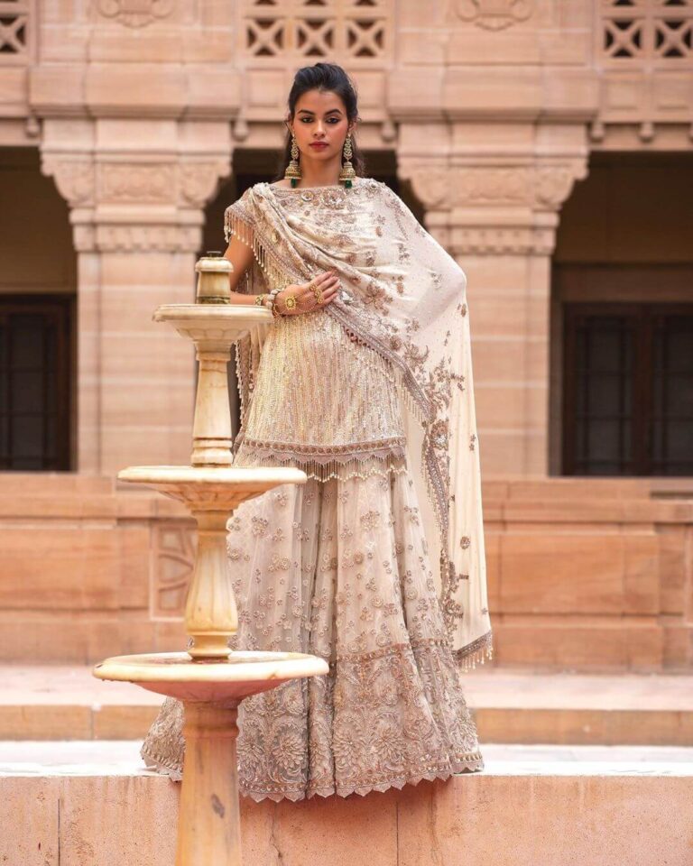 Designer Sharara & Gharara Suits for this Wedding Season - K4 Fashion