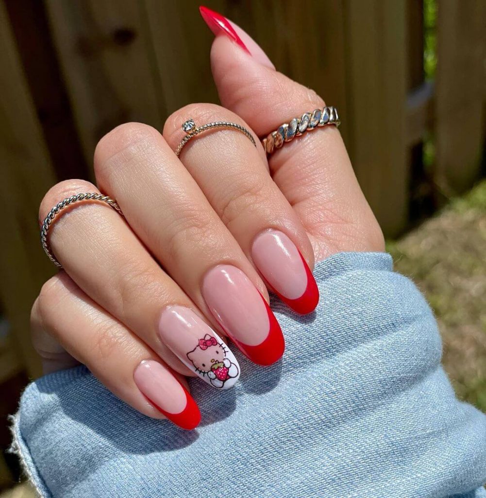 Hello Kitty Nail Art Designs for Beginners - K4 Fashion