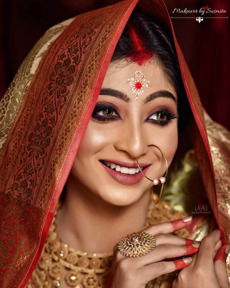 Bengali Bridal Kolka Designs - K4 Fashion