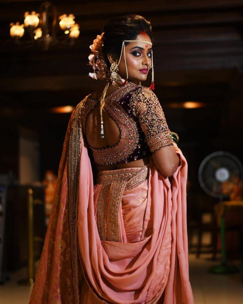 Marathi Bridal Blouse Designs for Maharashtrian Wedding - K4 Fashion