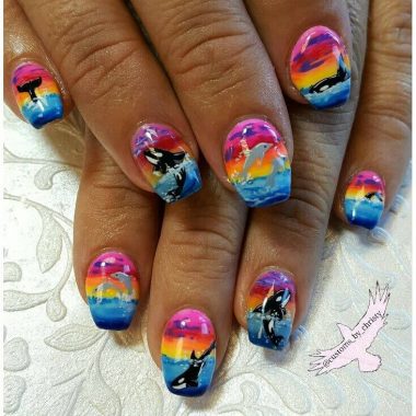 Dolphin Nail Art Designs - Easy & Beautiful - K4 Fashion