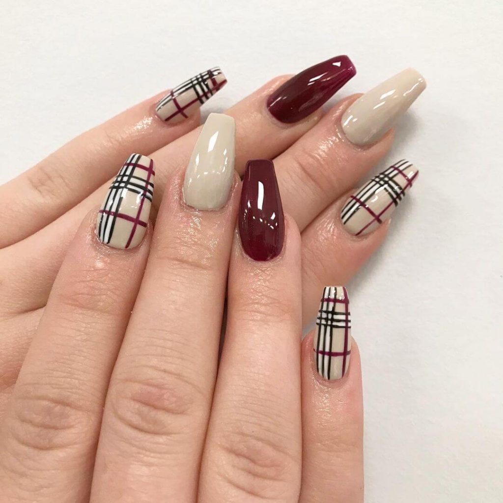 Maroon Nail Art Designs - K4 Fashion