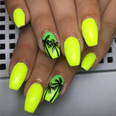 Palm Tree Nail Art Designs - K4 Fashion