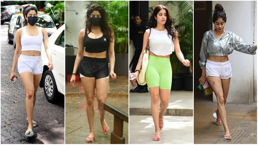 Janhvi Kapoor Spotted In Hottest Gym Wear - K4 Fashion
