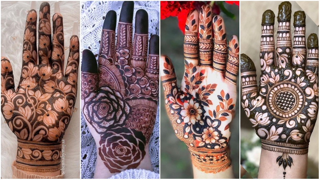 Simple Floral Mehendi Designs With Pictures - K4 Fashion