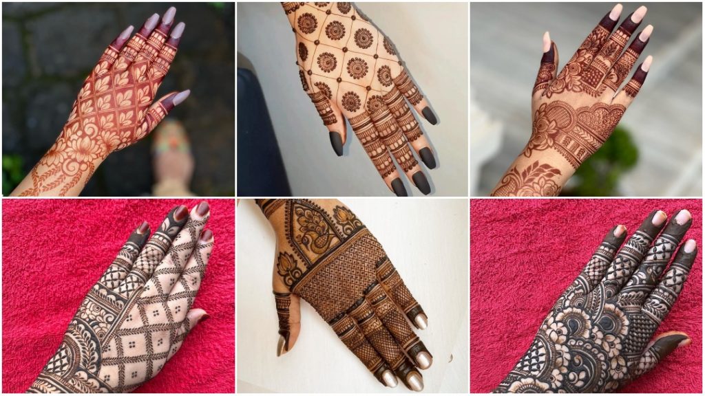 Simple Mylanchi Designs For Front Hand | Kerala Mehndi Designs 2024 ...