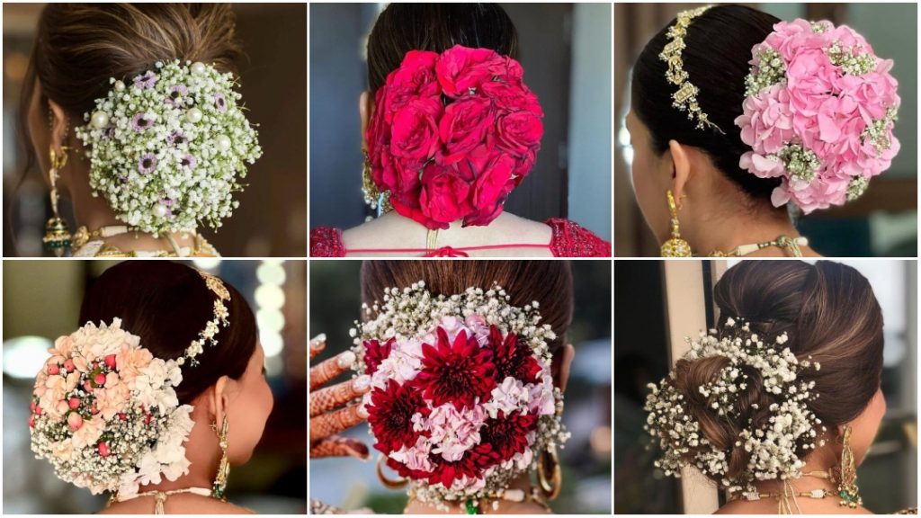 Bridal Floral Bun Hairstyles And Ideas For Your Big Day - K4 Fashion
