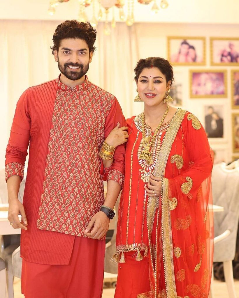 Debina Celebrates Karwa Chauth With Her Hubby and Daughter - K4 Fashion