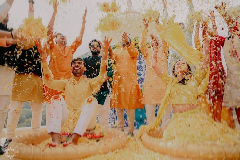 Haldi Ceremony Photoshoot Ideas For Your Wedding - K4 Fashion
