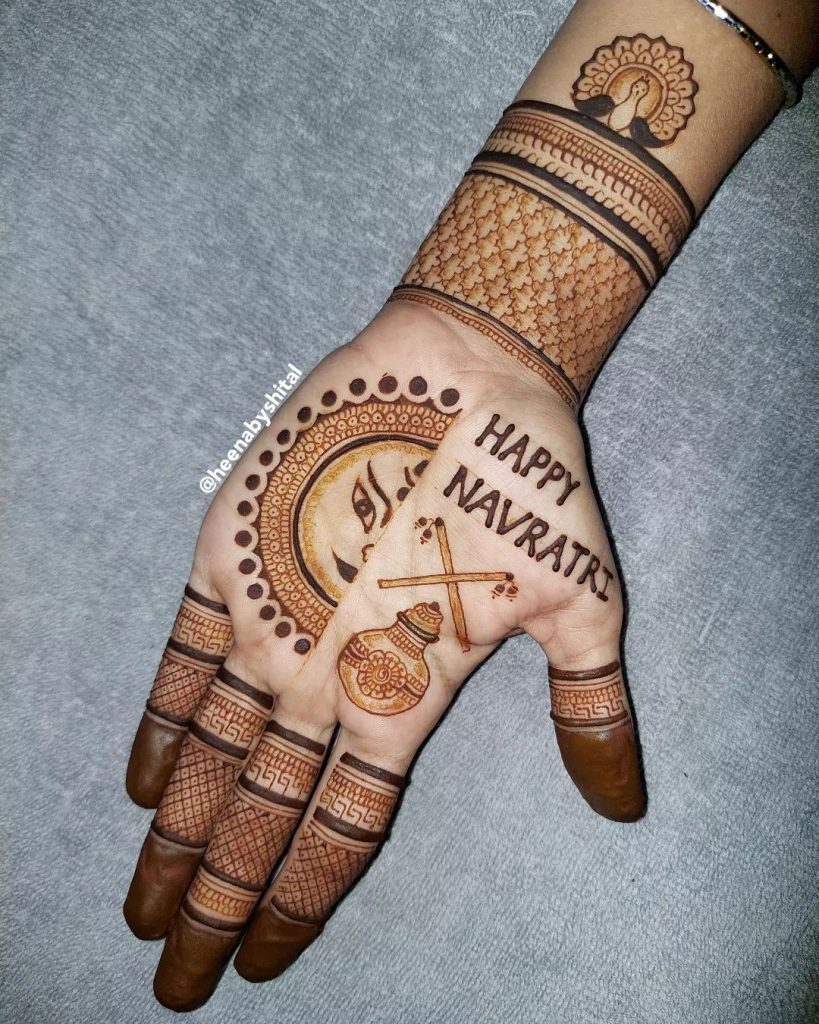 Navratri Special Mehndi Designs For Hands - K4 Fashion