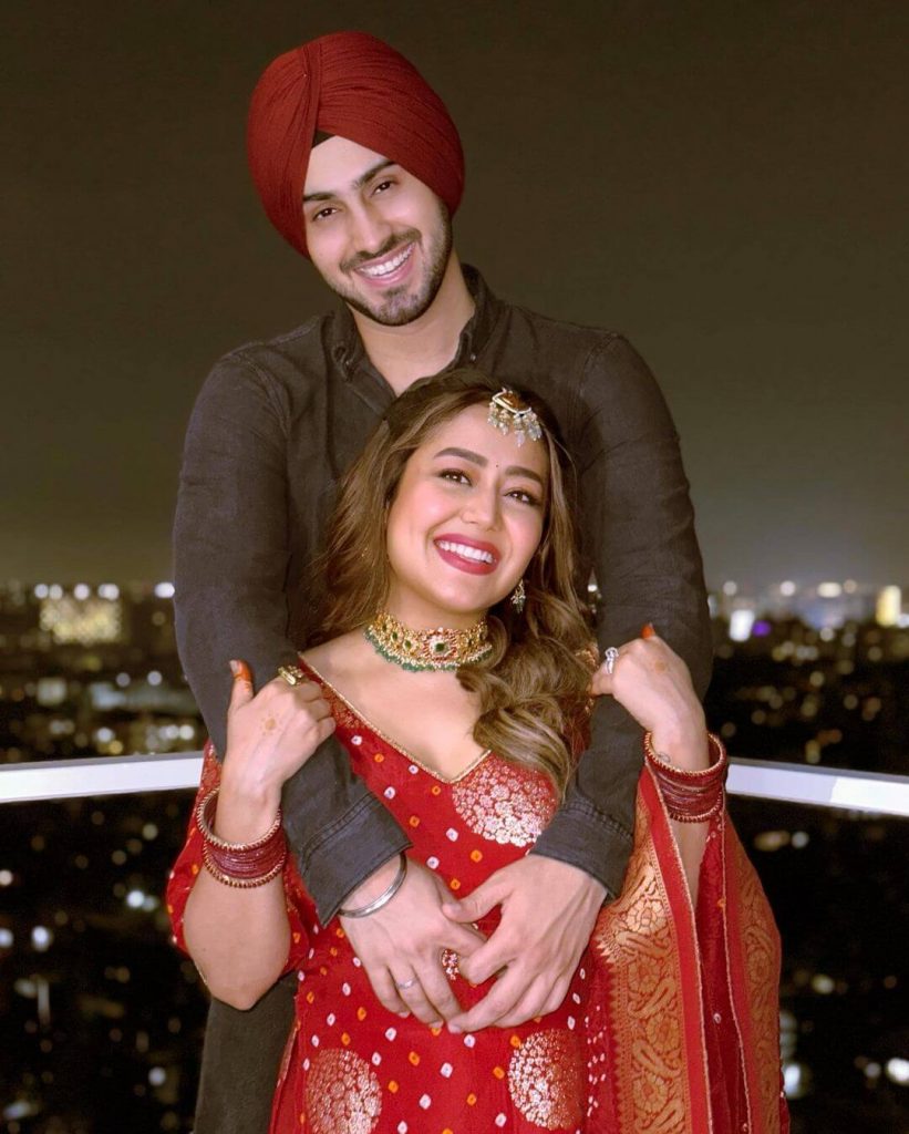 Neha Kakkar And Rohanpreet Singh Karwa Chauth Celebration - K4 Fashion