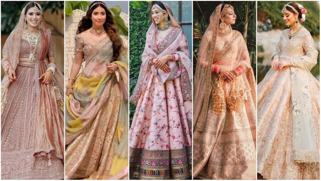 Pastel Pink Lehenga Designs For Indian Bride - K4 Fashion