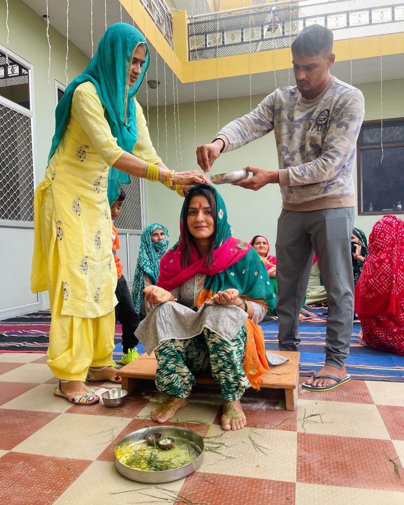 Ritu Phogat Haldi Ceremony & Tel Baan Rasm Pictures - K4 Fashion