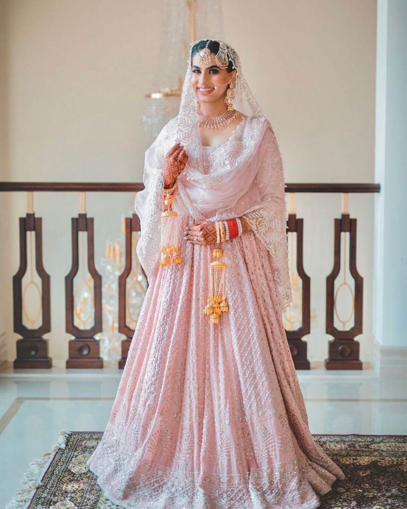 Pastel Pink Lehenga Designs For Indian Bride - K4 Fashion