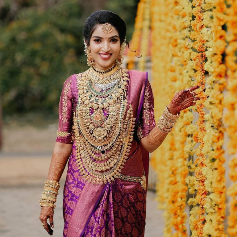 Gold & Diamond Jewellery Designs For South Indian Brides - K4 Fashion