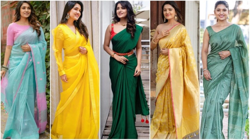 Vani Bhoja Inspired Traditional Outfits And Looks - K4 Fashion