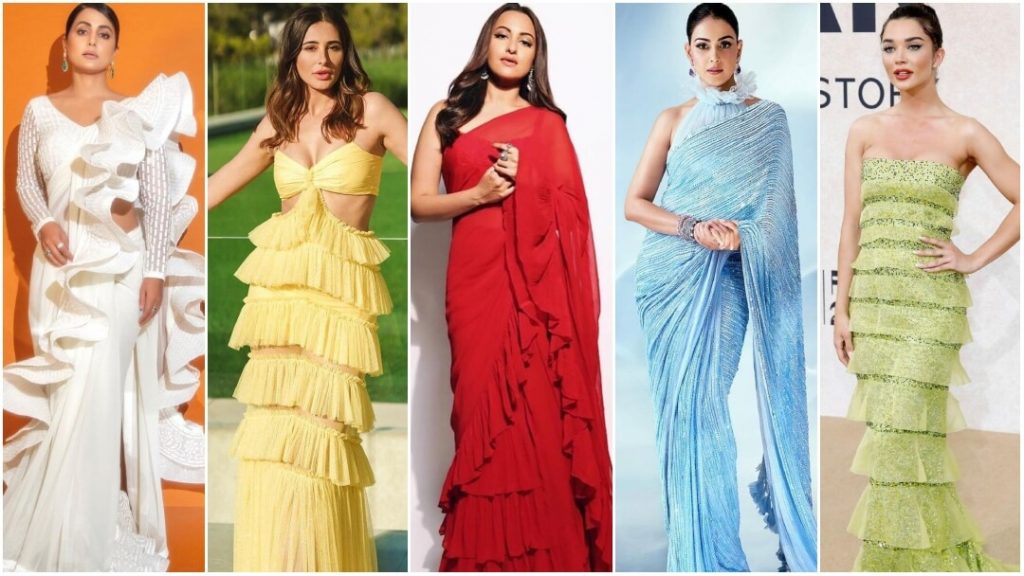 Bollywood Celebrities Approved Ruffle Outfit Trends - K4 Fashion