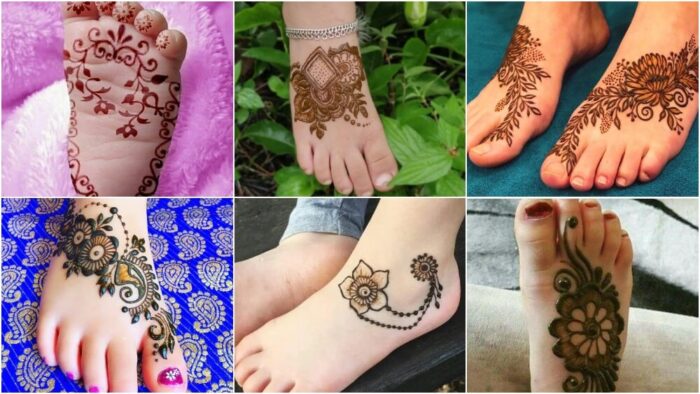 Simple Foot Mehndi Designs for Babies/Kids - K4 Fashion