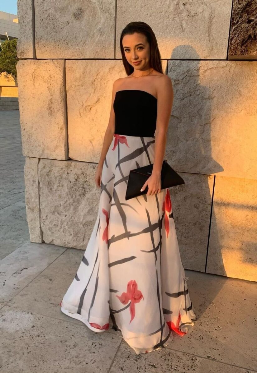 Veronica Merrell In Strapless Flare Long Dress - K4 Fashion