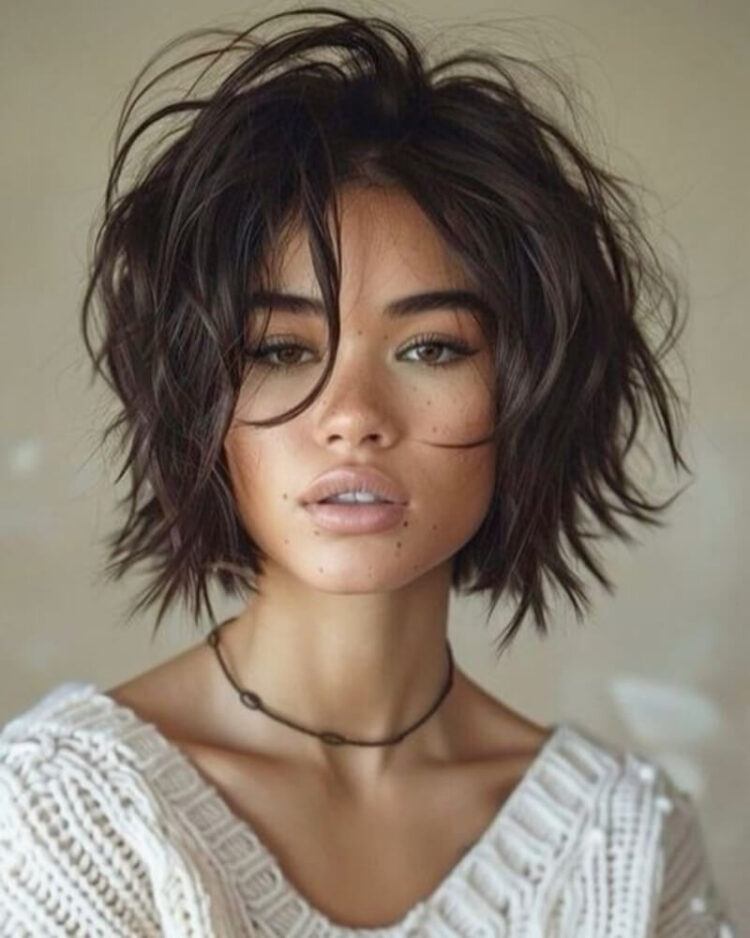 Edgy Hairstyles for Round Face Shapes - K4 Fashion