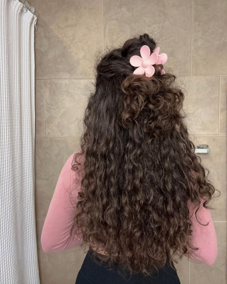Half Pony Curly Hairstyle - K4 Fashion
