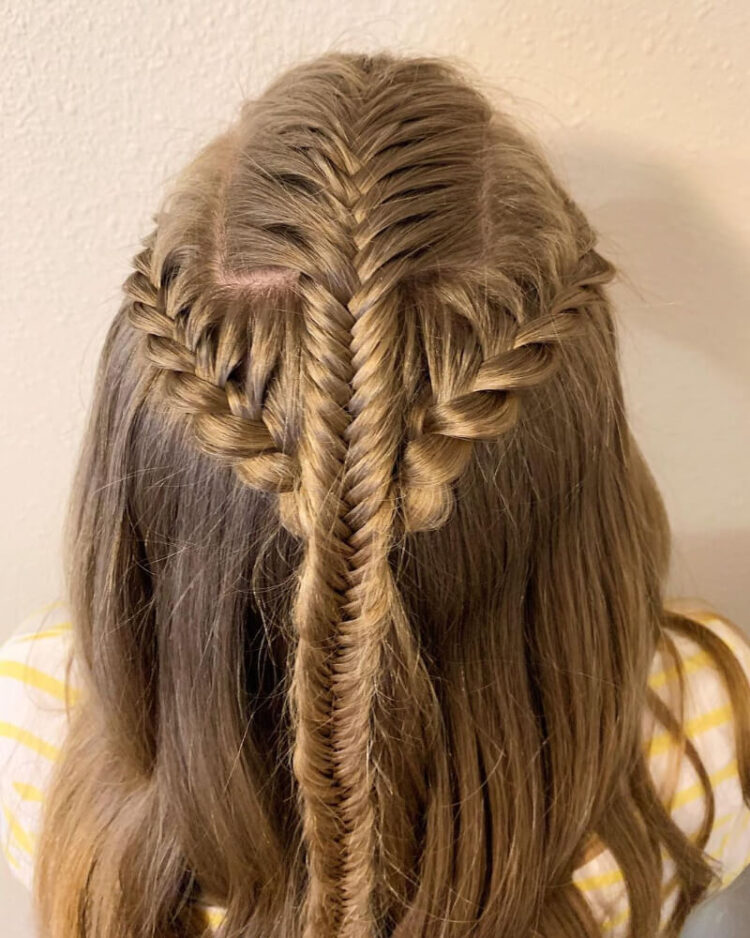 Triple Braided Fishtail Hairstyle - K4 Fashion