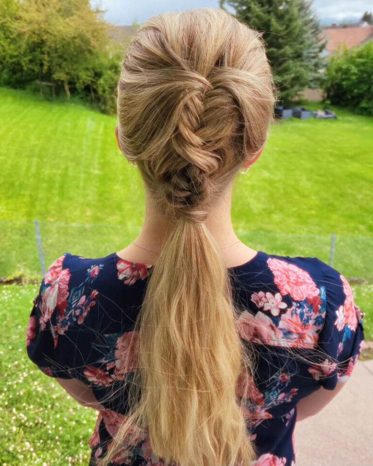 Twisted Braids Half Pony Hairstyle - K4 Fashion
