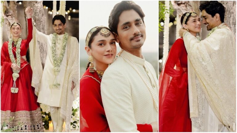 Aditi Rao Hydari And Siddharth Got Married. See Pictures - K4 Fashion